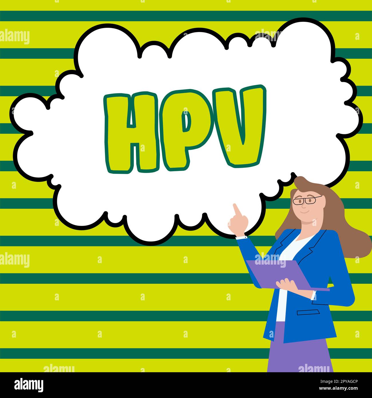 Text sign showing Hpv. Business overview Group of viruses that affect ...
