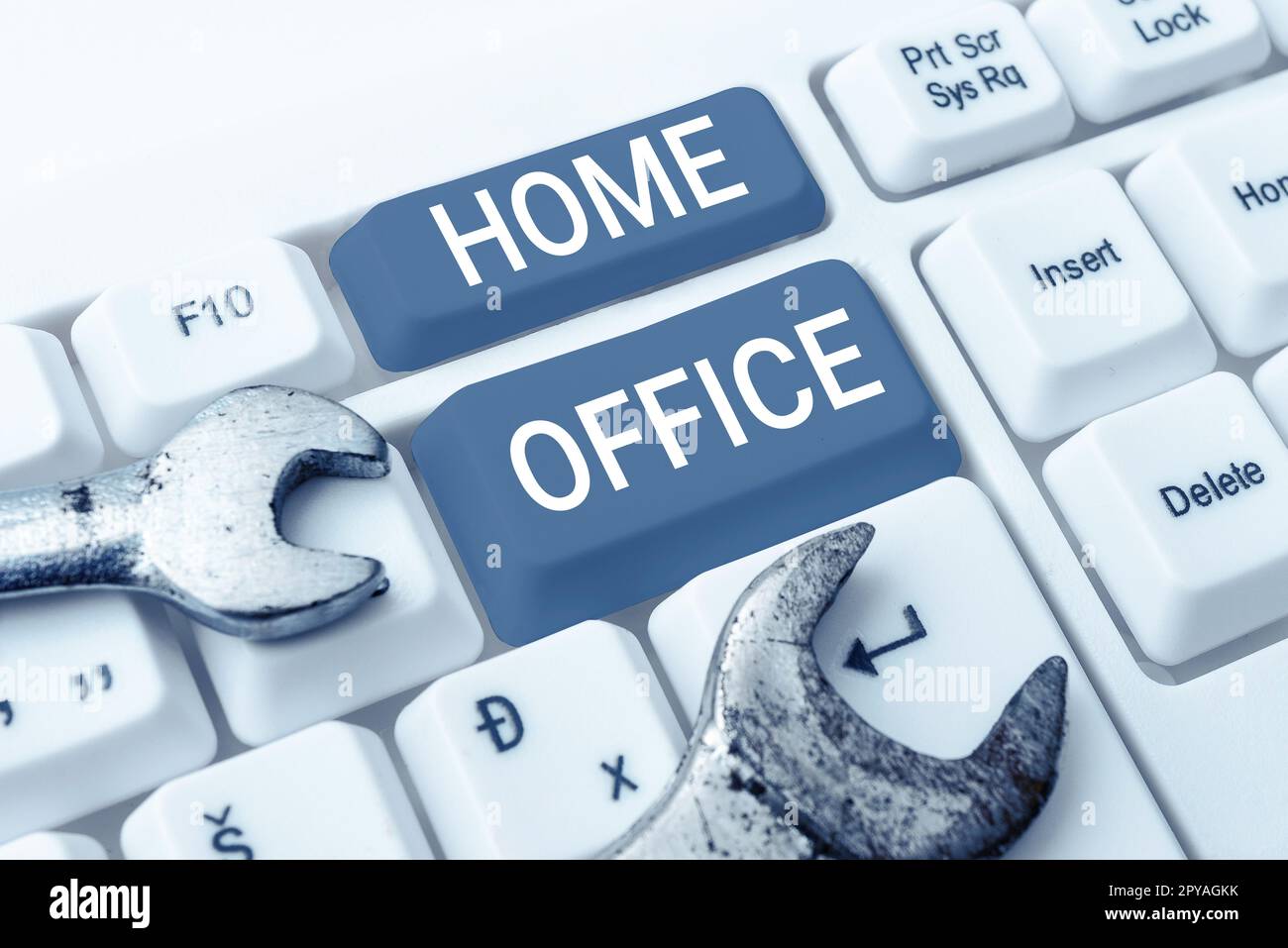 Text showing inspiration Home Office. Internet Concept space designated ...