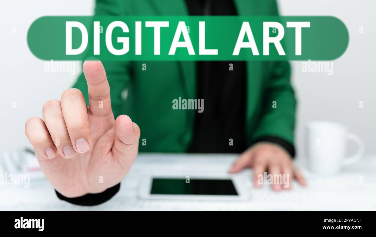 Conceptual caption Digital Art. Business overview use of skill and ...