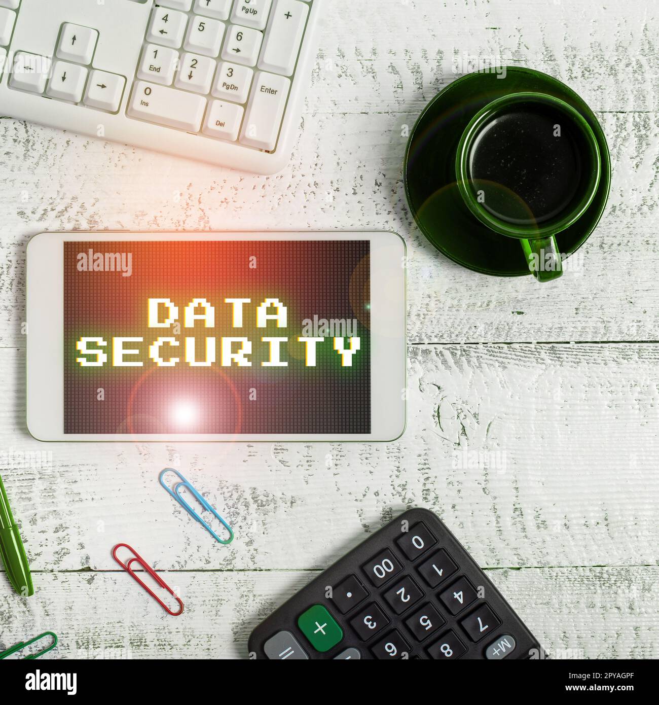 Handwriting Text Data Security Business Showcase Confidentiality Disk Encryption Backups