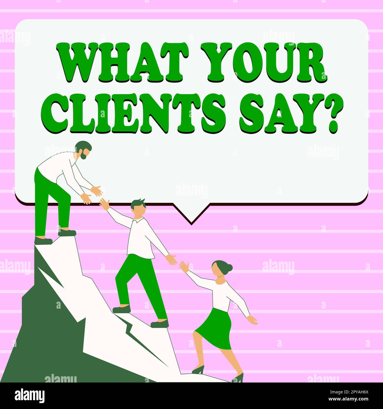 Inspiration showing sign What Your Clients Say. Business idea ...