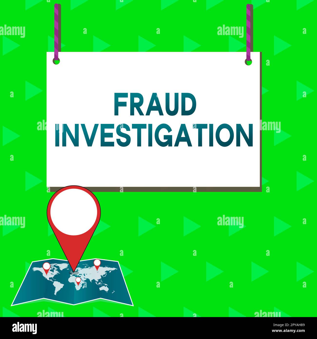 Hand writing sign Fraud Investigation. Business showcase process of ...