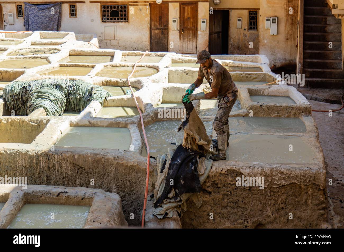 Fez, Morocco 2022: unique portrait of labour men of the old famous ...