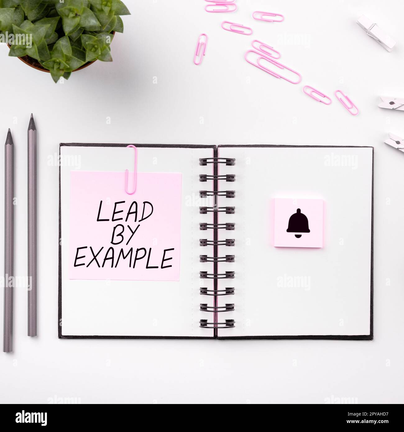 Handwriting text Lead By Example. Word Written on Be a mentor leader ...