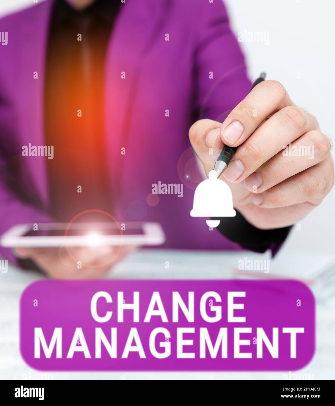 Handwriting text Change Management. Business overview Replacement of ...