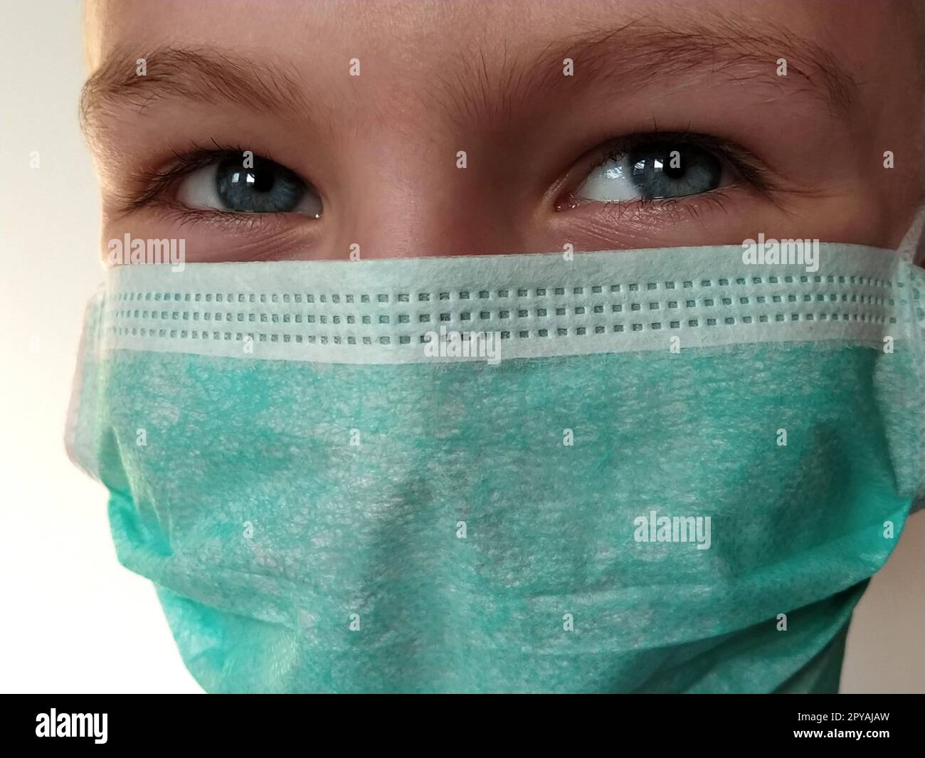 Masked kid teenager hi-res stock photography and images - Alamy