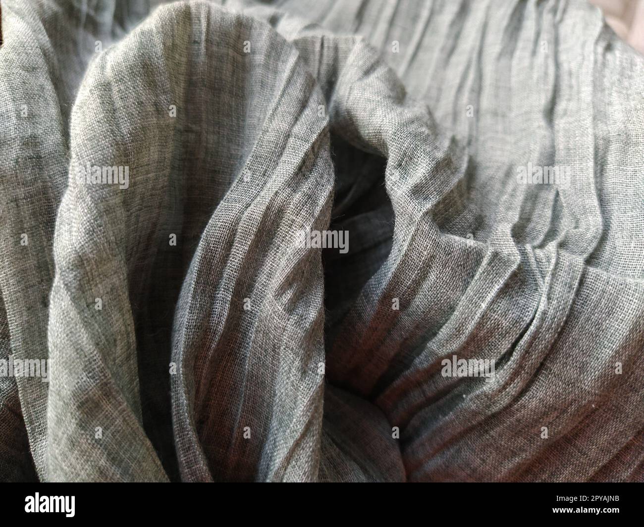 Fabric sheer curtain fabric. Beautiful gray color. The curtain material ...