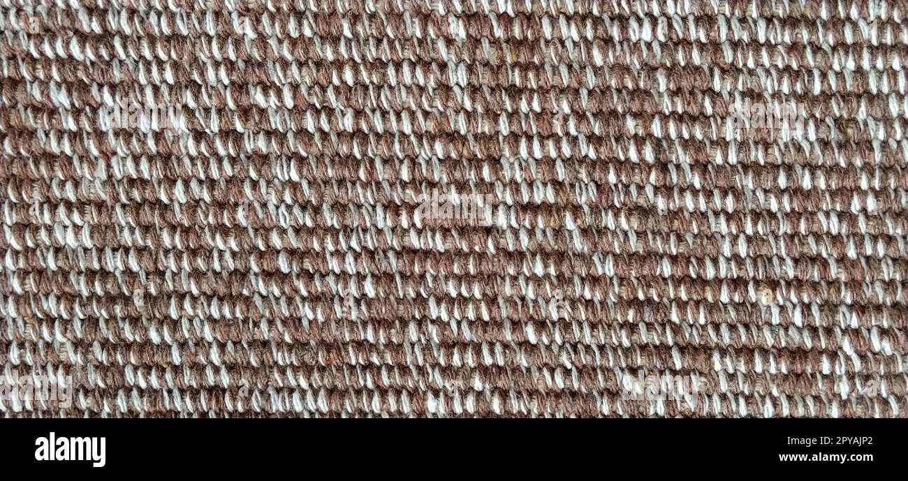 close up of fabric texture for background. Woven coarse cotton fabric ...
