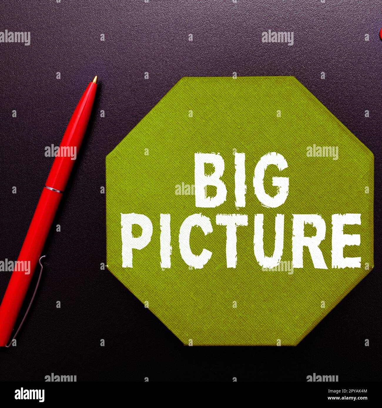 Writing displaying text Big Picture. Business showcase most important ...