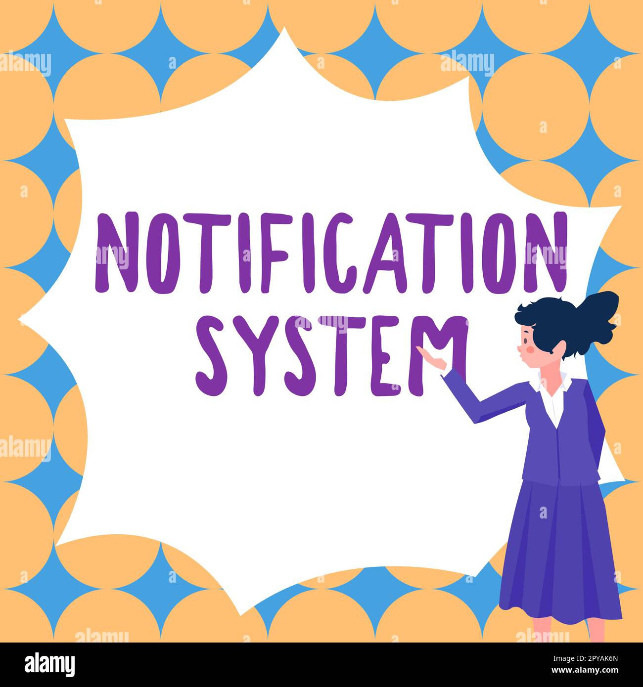 Notification system hi-res stock photography and images - Alamy