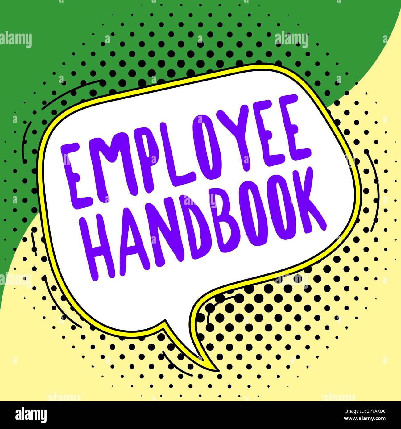 Handwriting text Employee Handbook. Business idea Document that ...
