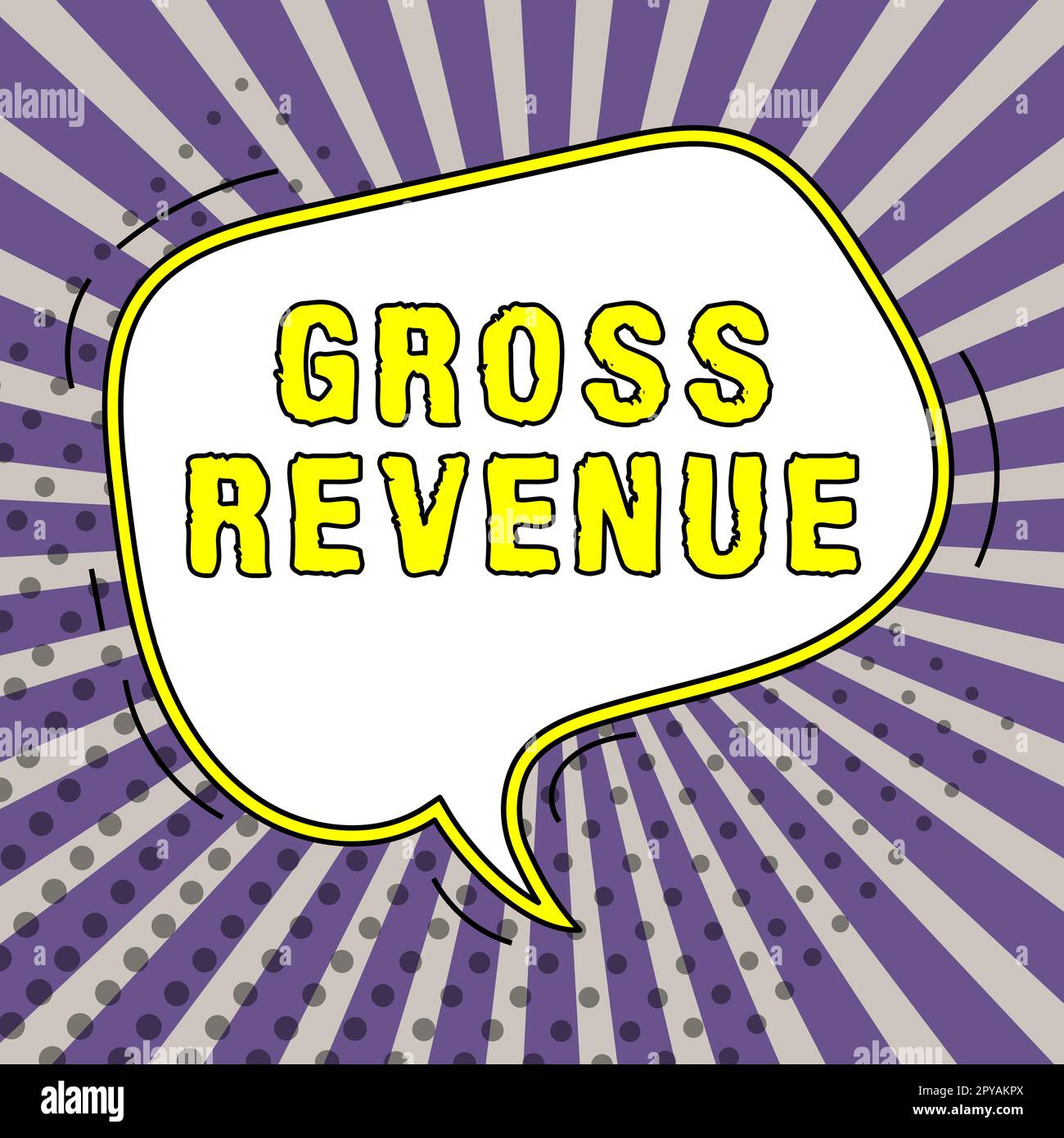 Handwriting text Gross Revenue. Conceptual photo total value of ...