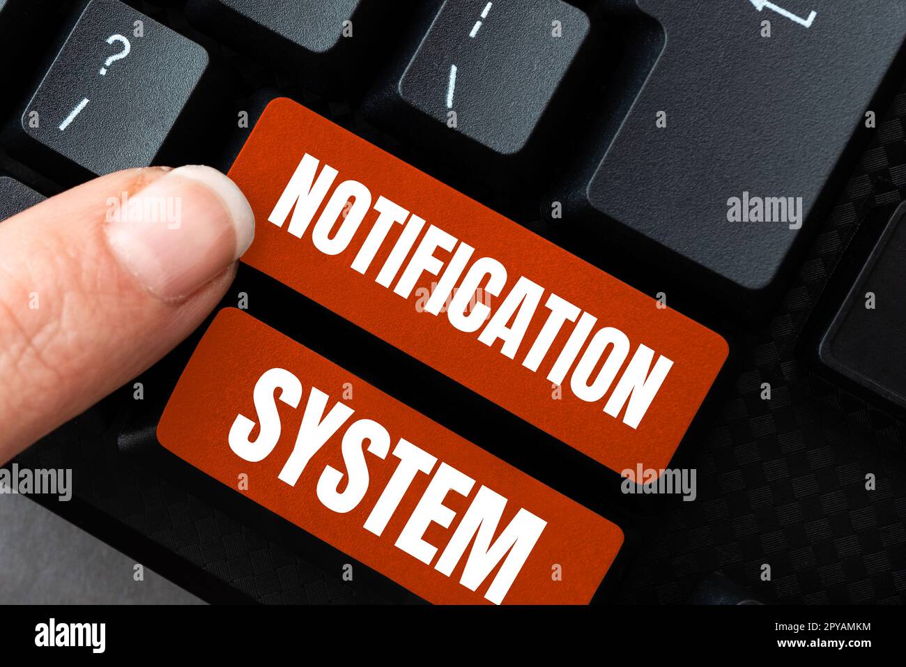 Inspiration showing sign Notification System. Internet Concept Do not ...