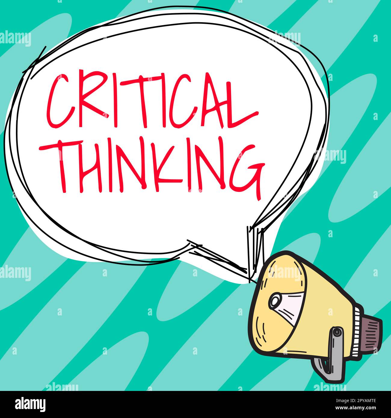 Handwriting Text Critical Thinking Internet Concept Sequence Of Stages Of A Project Requiring