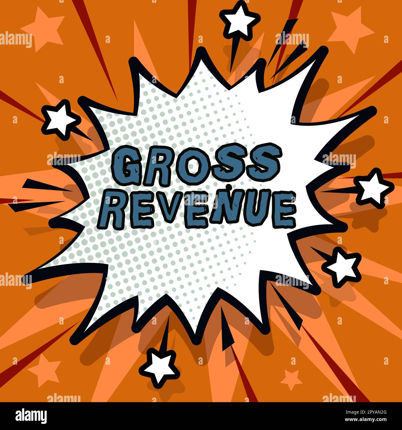 Hand writing sign Gross Revenue. Word Written on total value of ...