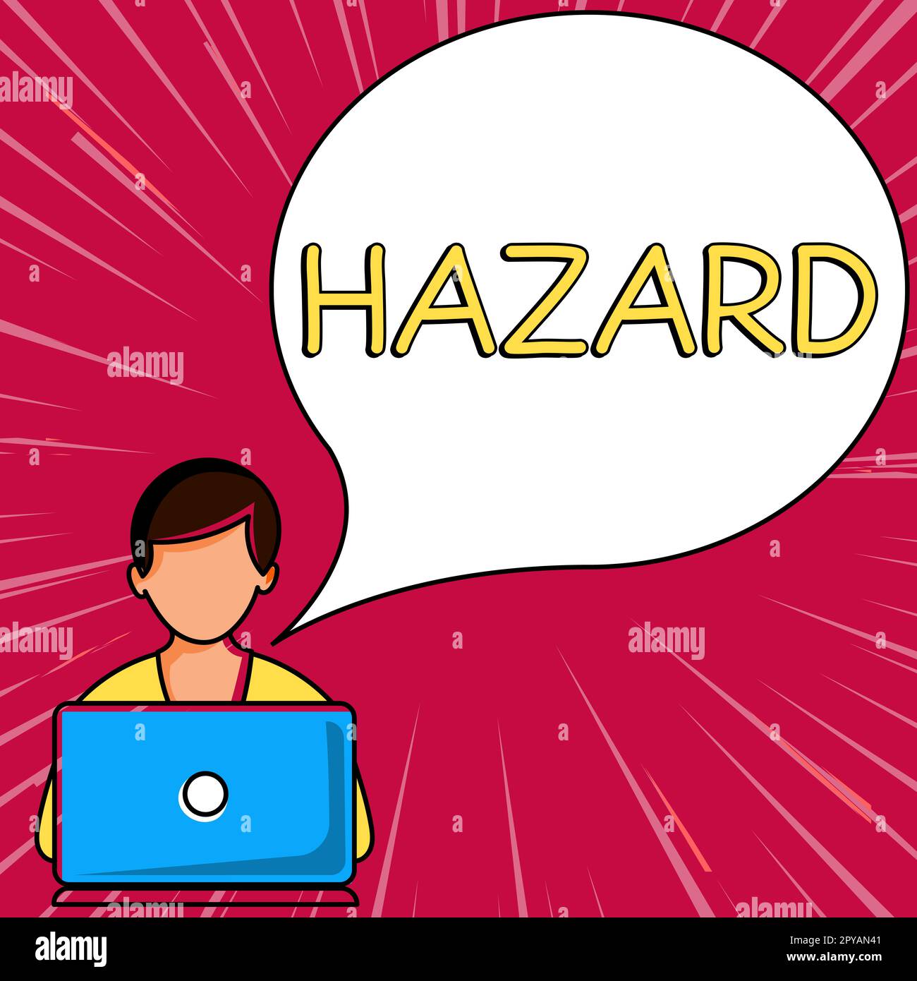 Writing displaying text Hazard. Business overview account or statement ...