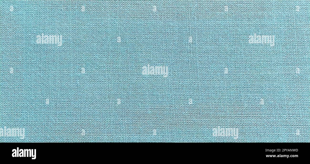 blue-green background of intertwined threads and rows. Banner. Fabric ...