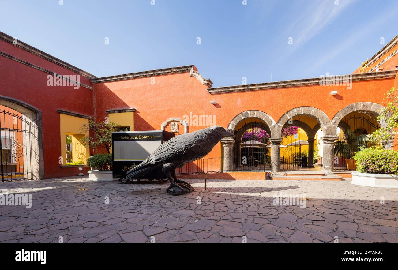 Mexico, APR 23 2023 - Raven statue in Tequila Stock Photo - Alamy