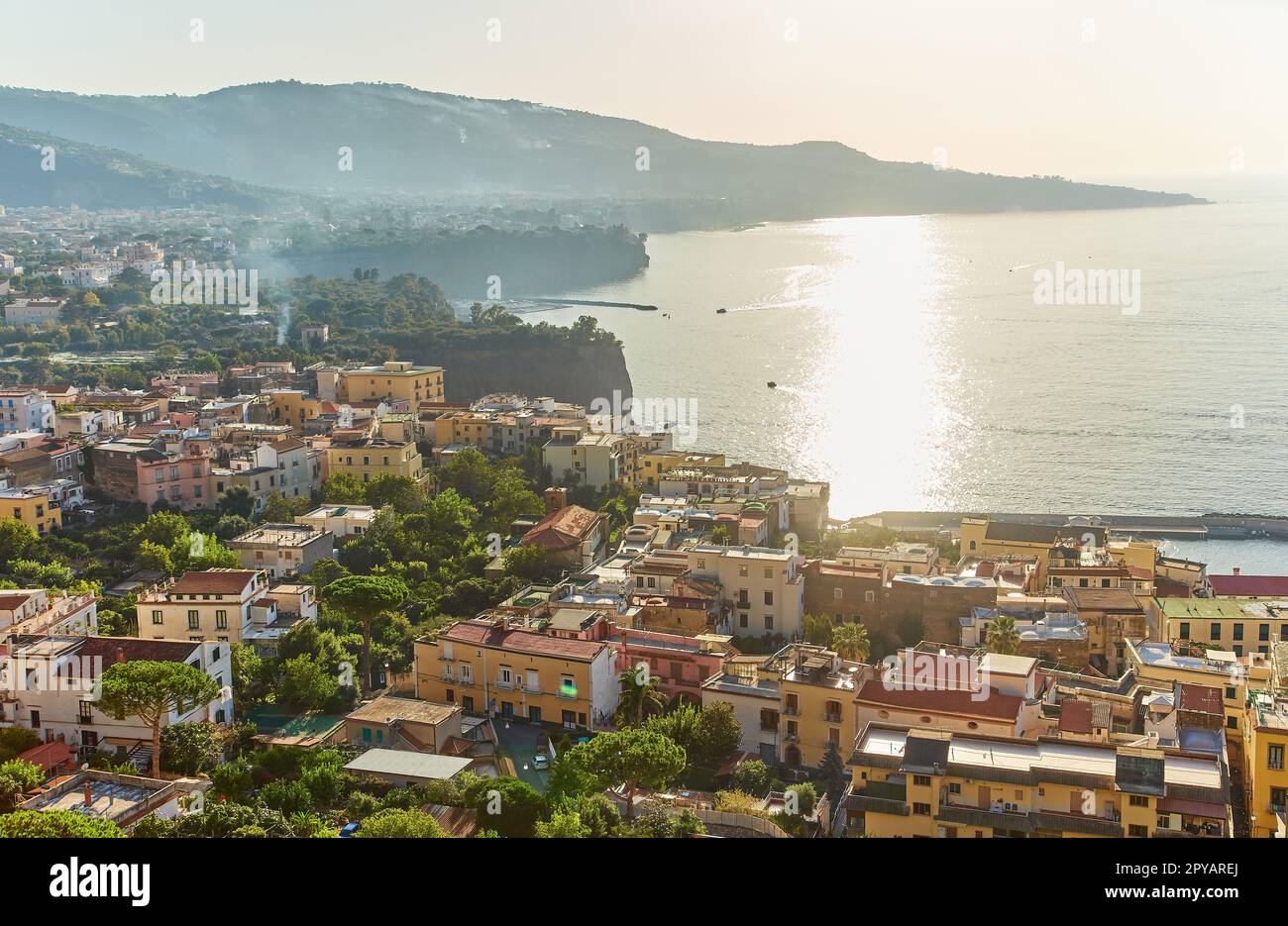 The amazing sea of Italy in the Meta area Stock Photo - Alamy