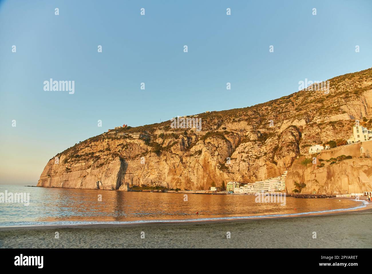 The amazing sea of Italy in the Meta area Stock Photo - Alamy