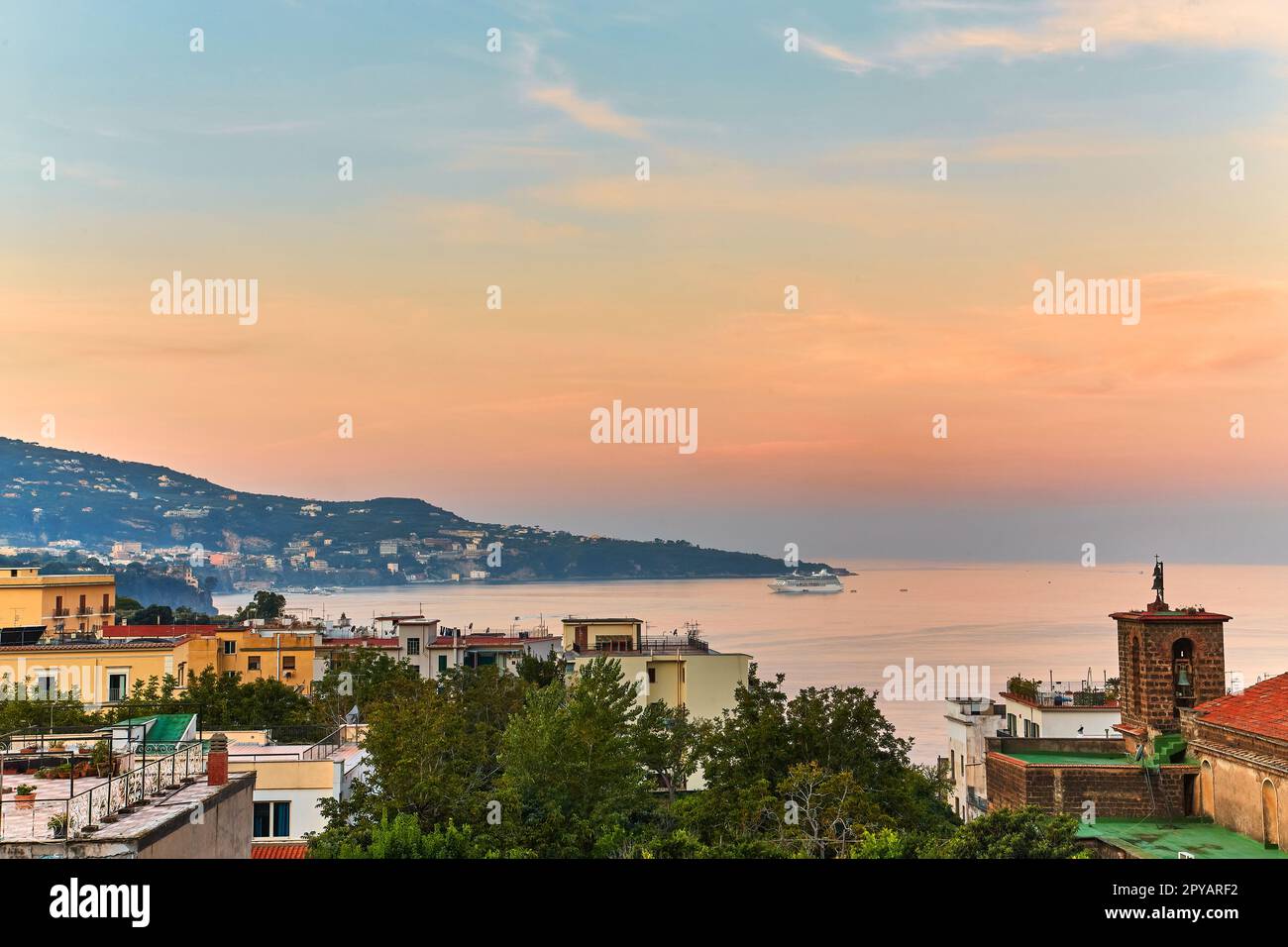 The amazing sea of Italy in the Meta area Stock Photo - Alamy