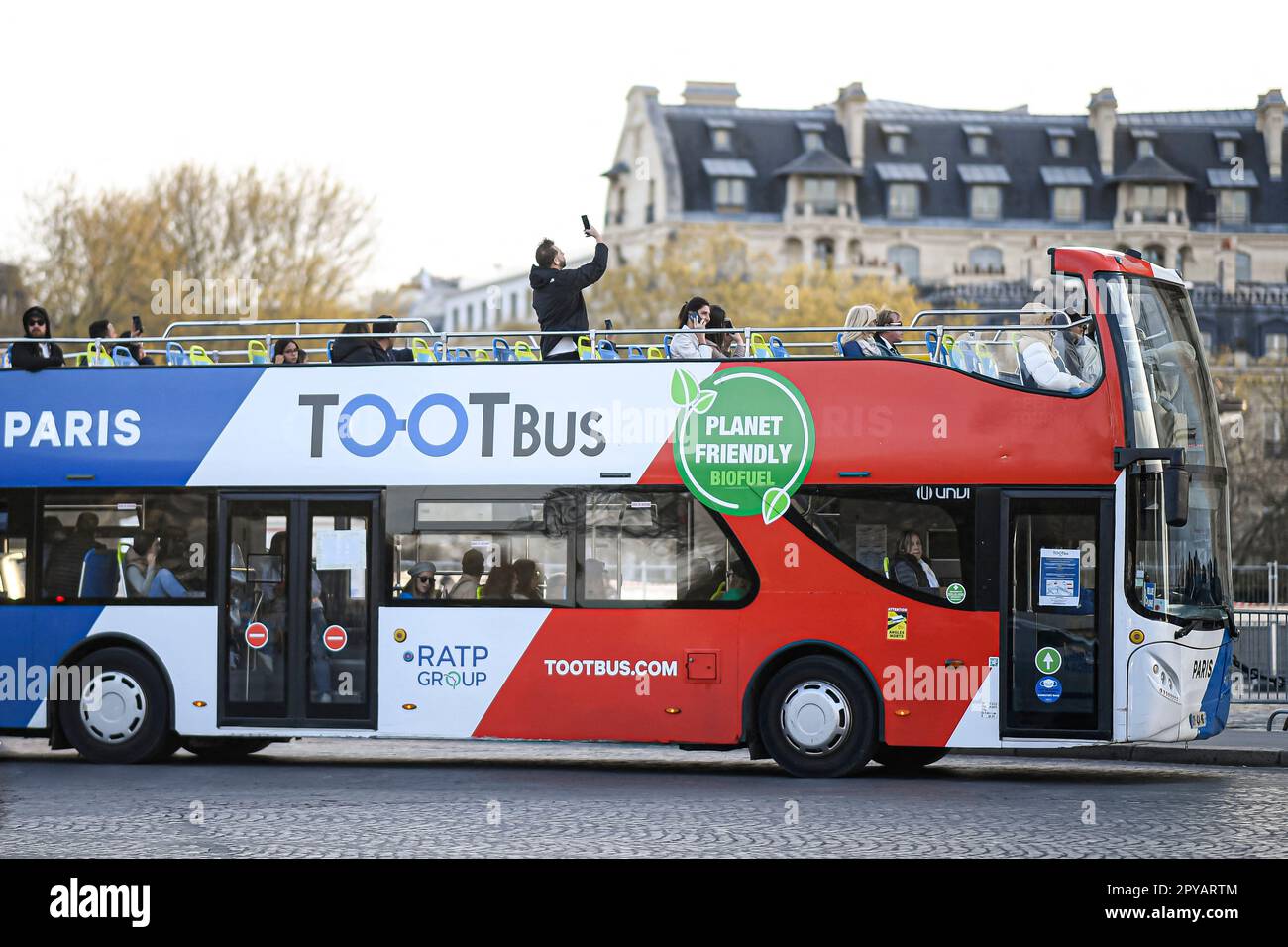 Illustration picture shows a Tootbus tourist coach (bus) from the ...