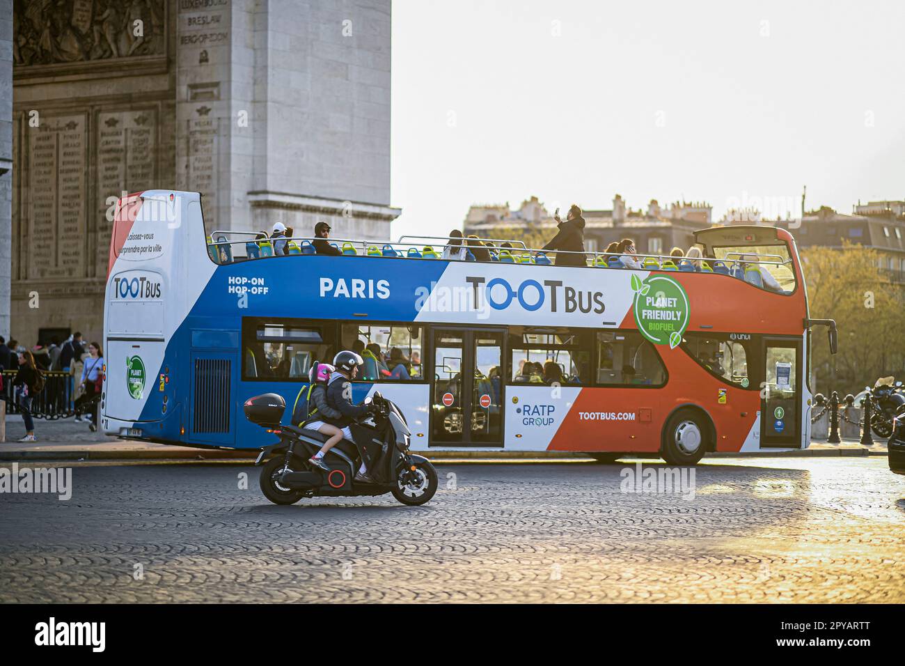 Illustration picture shows a Tootbus tourist coach (bus) from the ...