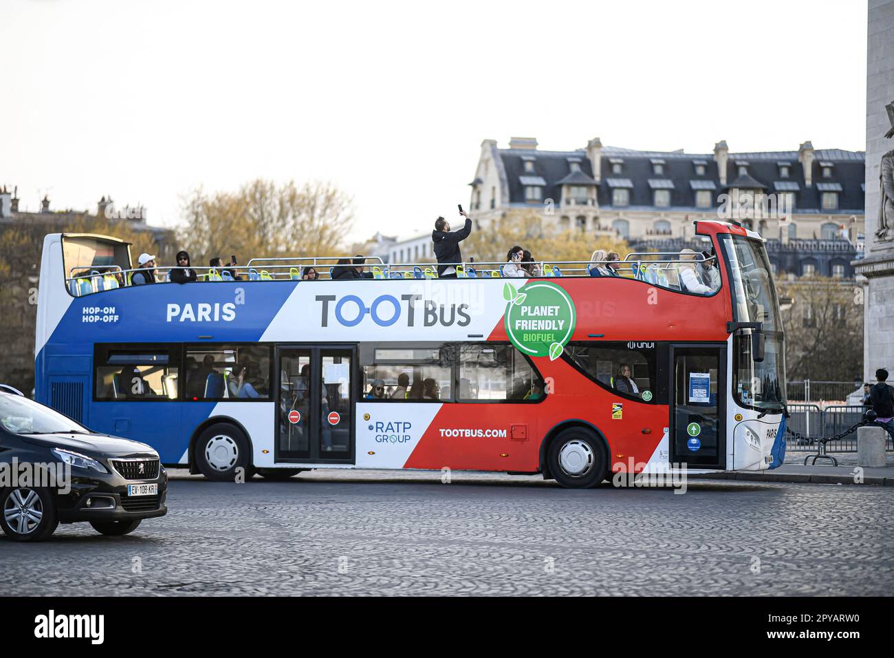 Illustration picture shows a Tootbus tourist coach (bus) from the ...