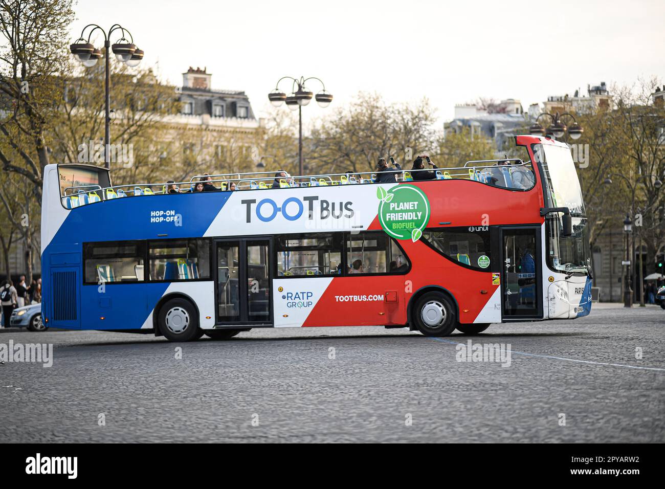 Illustration picture shows a Tootbus tourist coach (bus) from the ...