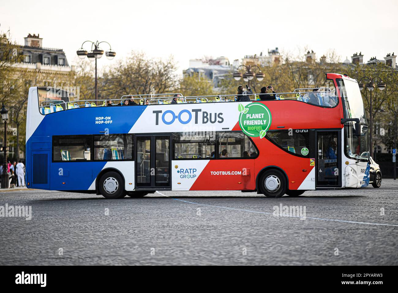 Illustration picture shows a Tootbus tourist coach (bus) from the ...