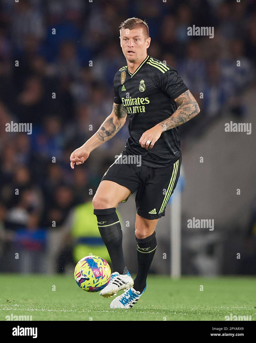 Toni Kroos of Real Sociedad during the La Liga match between Real ...
