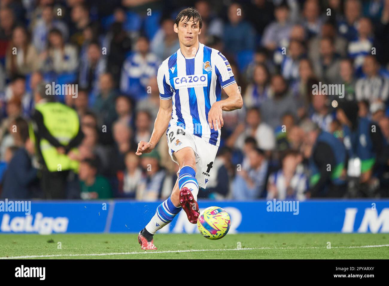 Robin le Normand of Real Sociedad during the La Liga match between Real ...