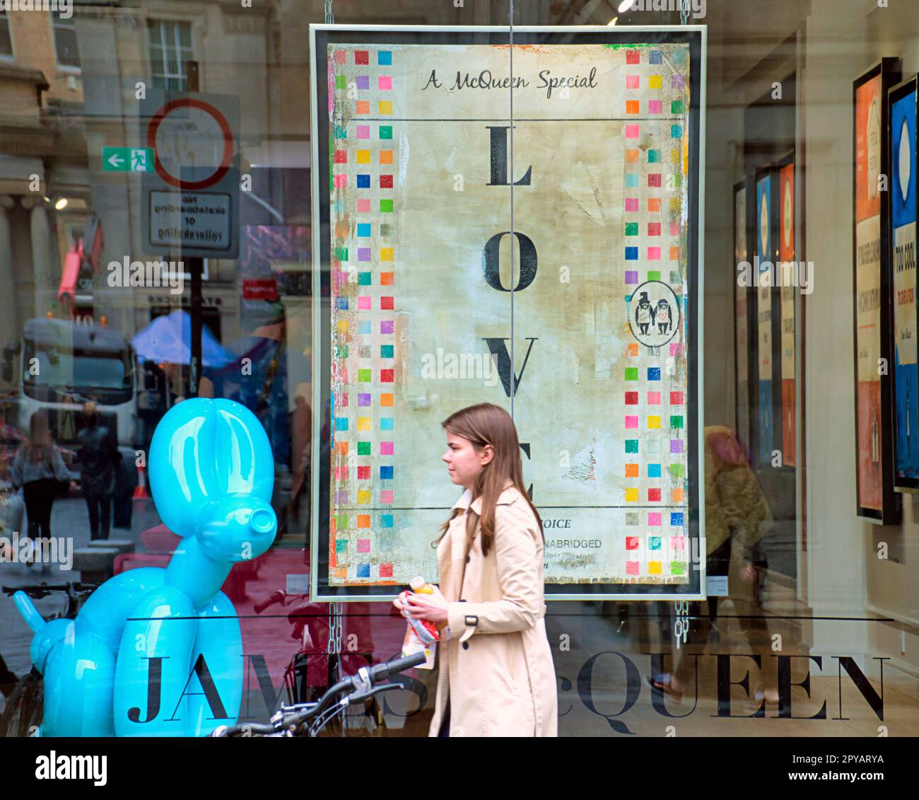 Glasgow, Scotland, UK 3rd May, 2023. Artist James McQueen’s Love book ...