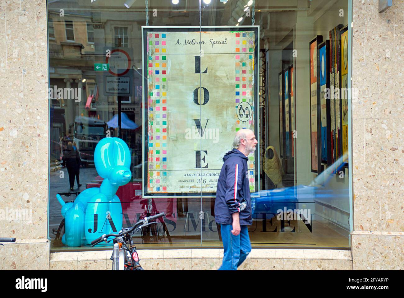 Glasgow, Scotland, UK 3rd May, 2023. Artist James McQueen’s Love book ...