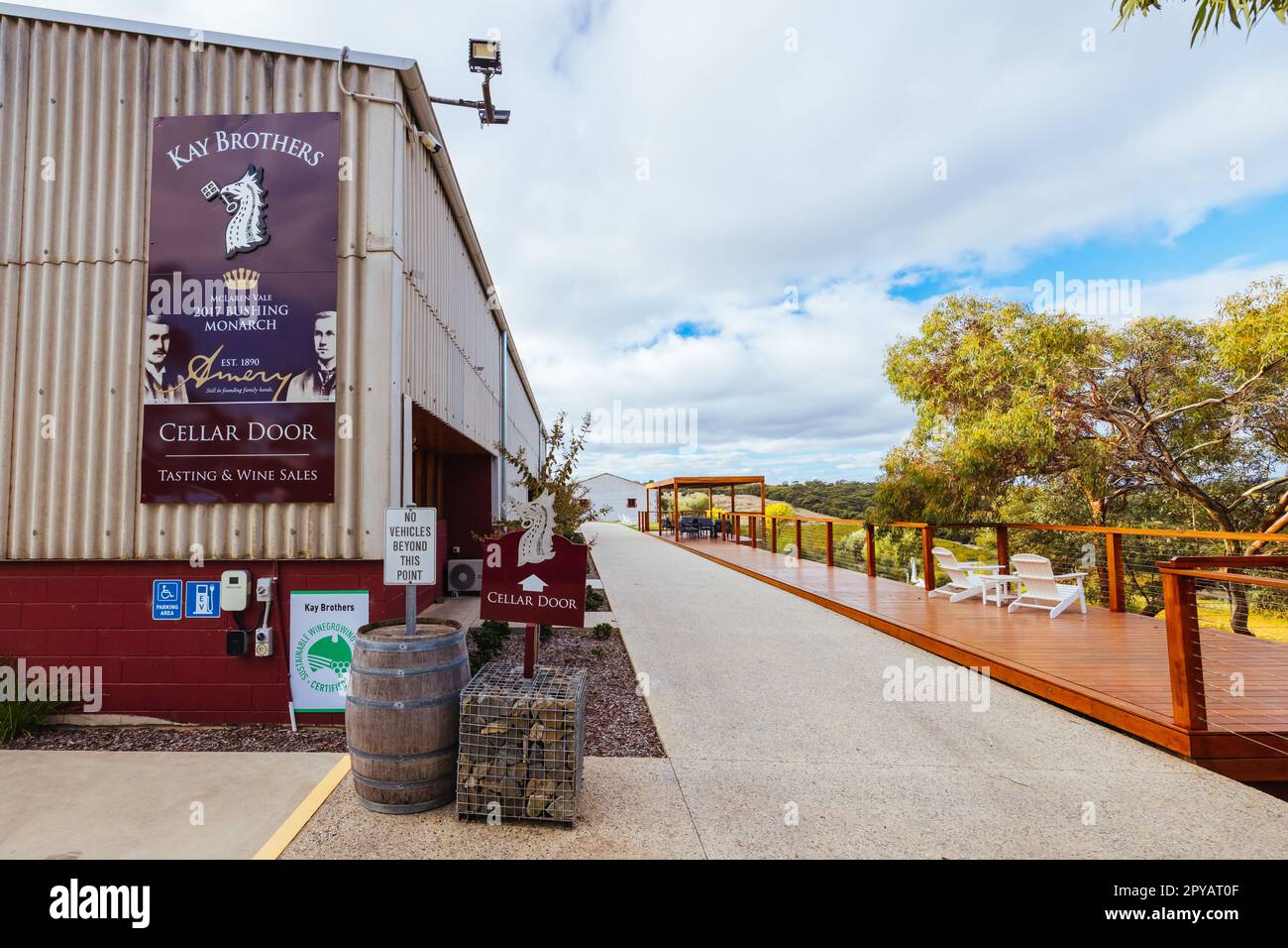 Kay Brothers Winery in Mclaren Vale Australia Stock Photo - Alamy