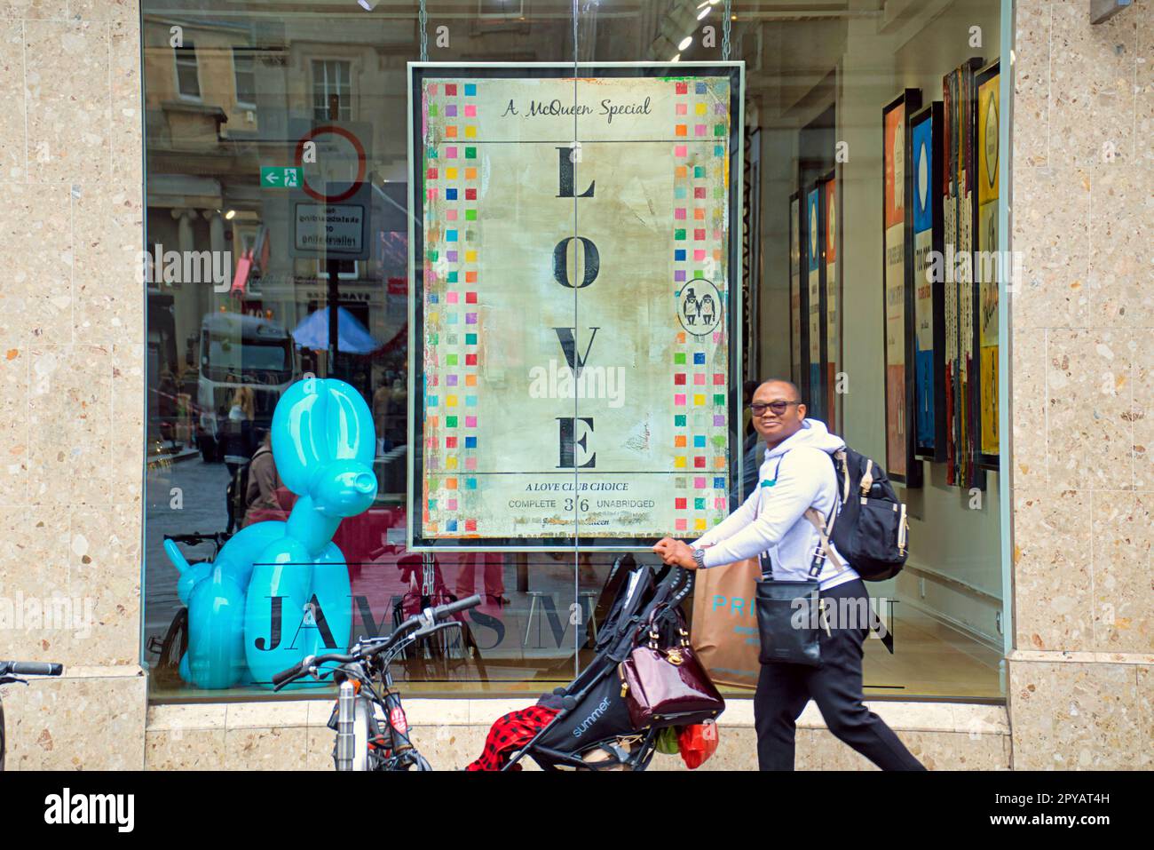 Glasgow, Scotland, UK 3rd May, 2023. Artist James McQueen’s Love book ...