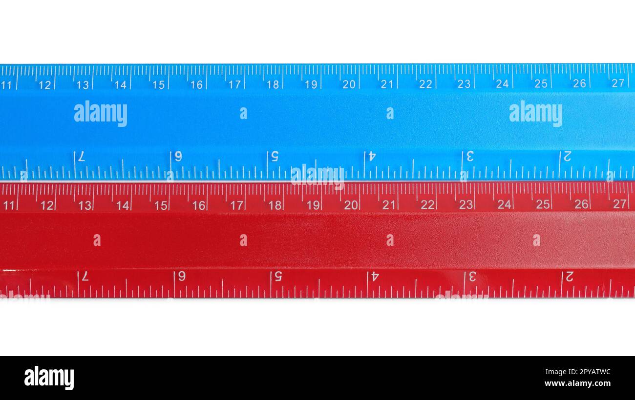 Rulers isolated hi-res stock photography and images - Alamy