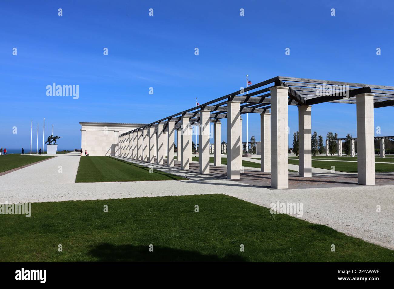 The British Normandy Memorial, Normandy Stock Photo - Alamy