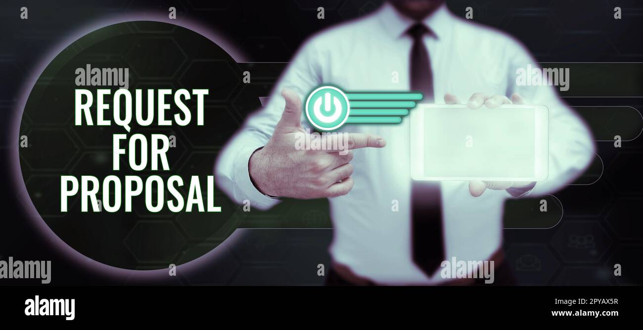 Conceptual caption Request For Proposal. Business idea document ...