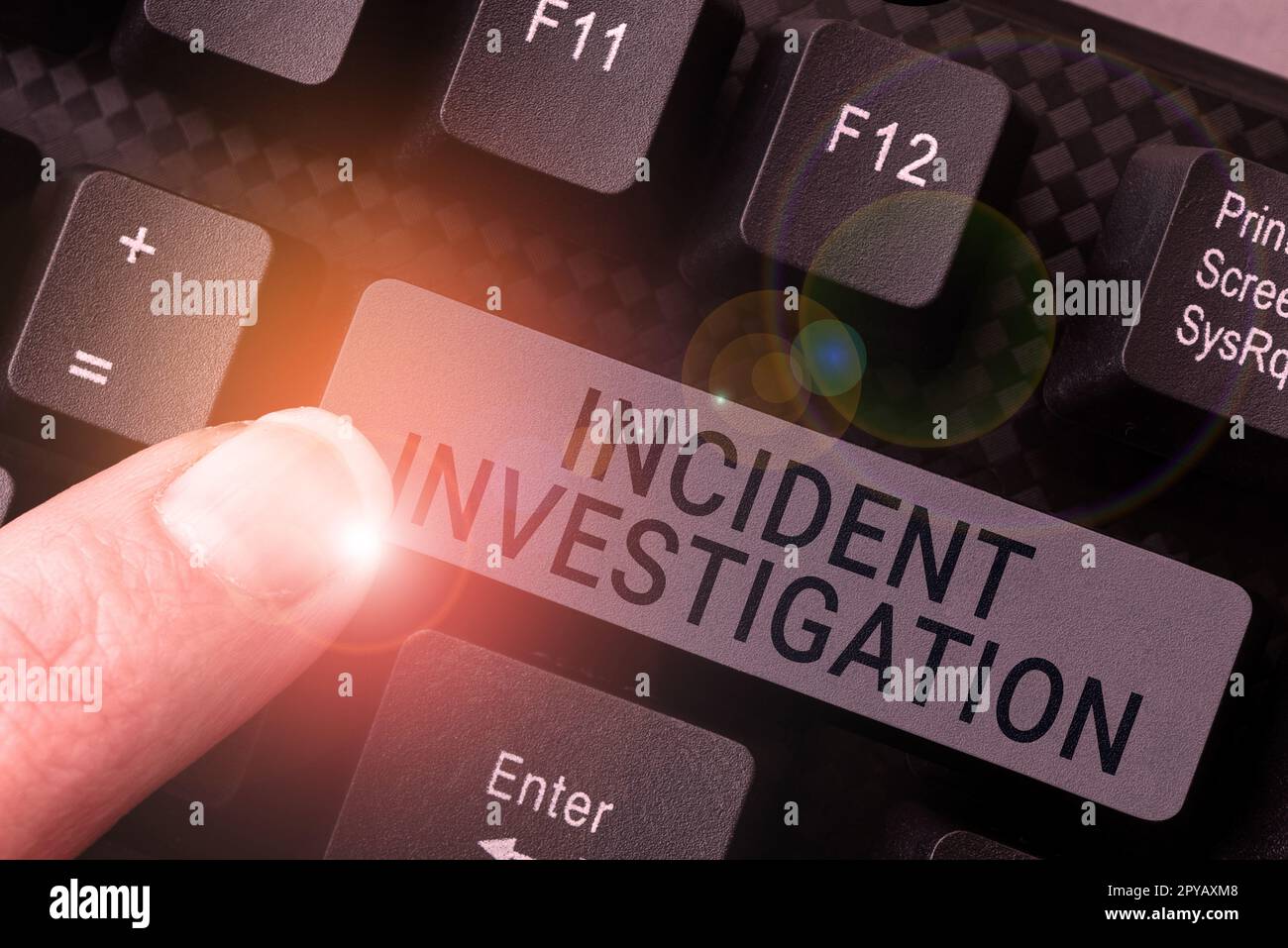 Conceptual display Incident Investigation. Business approach ...