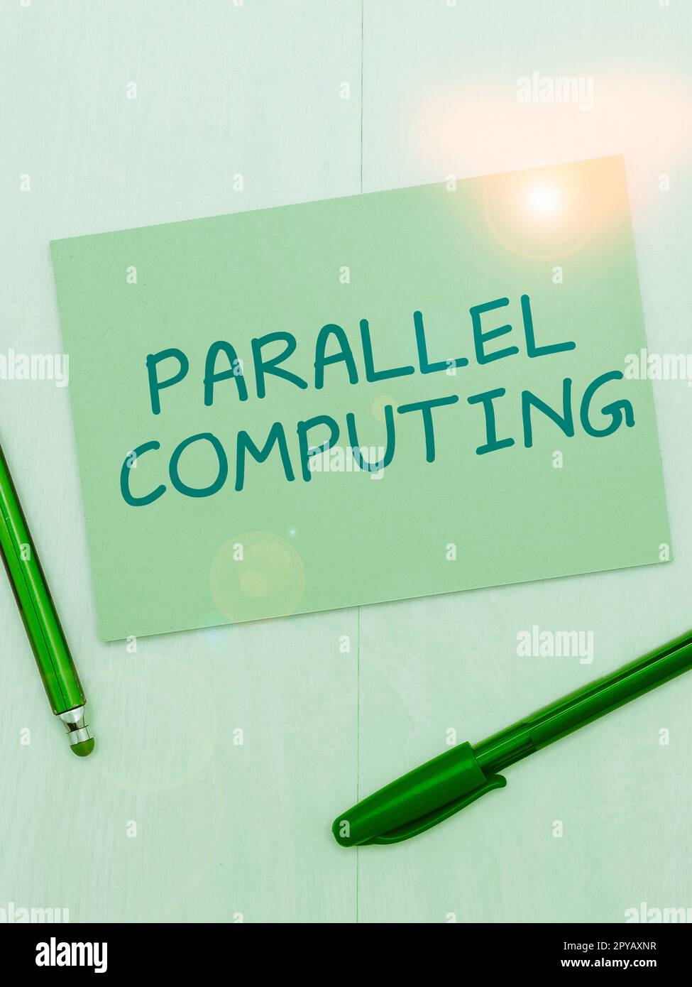 Text showing inspiration Parallel Computing. Business concept simultaneous calculation by means ...