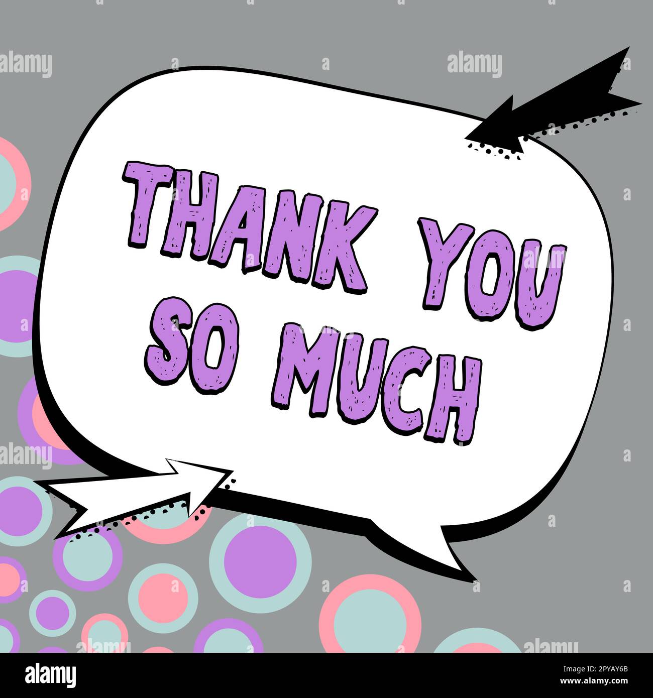 Text sign showing Thank You So Much. Internet Concept Expression of ...