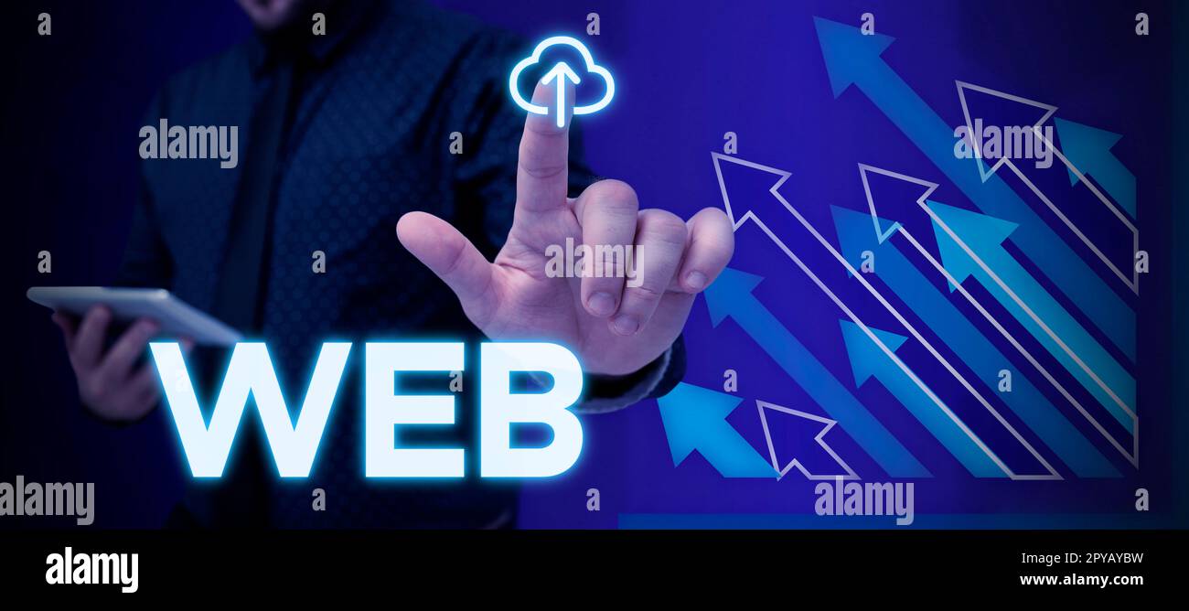 Inspiration showing sign Web. Word for a system of Internet servers ...