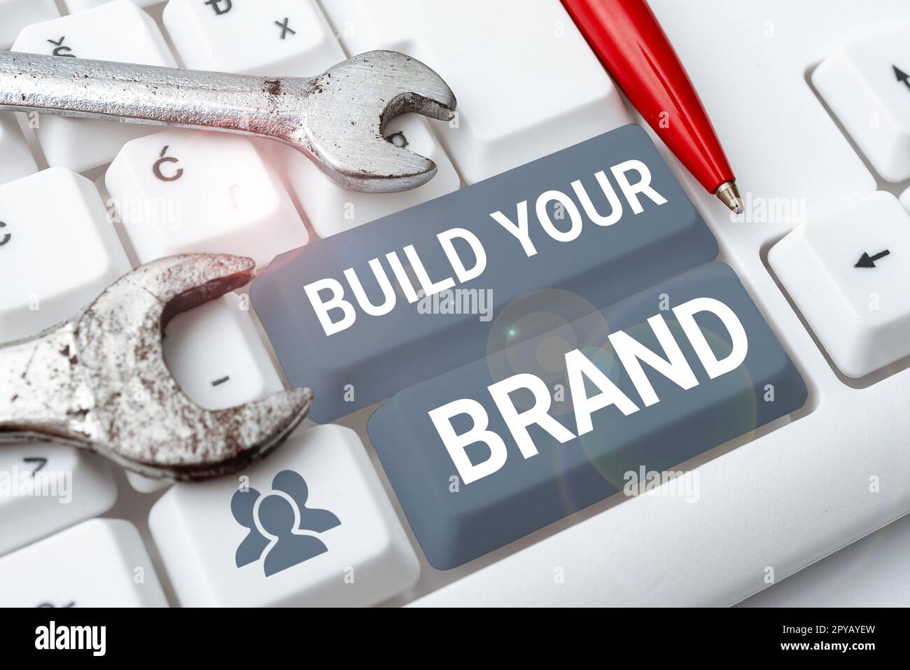 Inspiration showing sign Build Your Brand. Concept meaning Make a ...