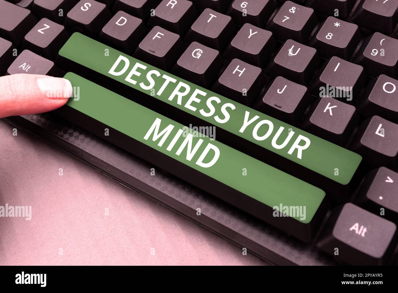 Inspiration showing sign Destress Your Mind. Internet Concept to ...