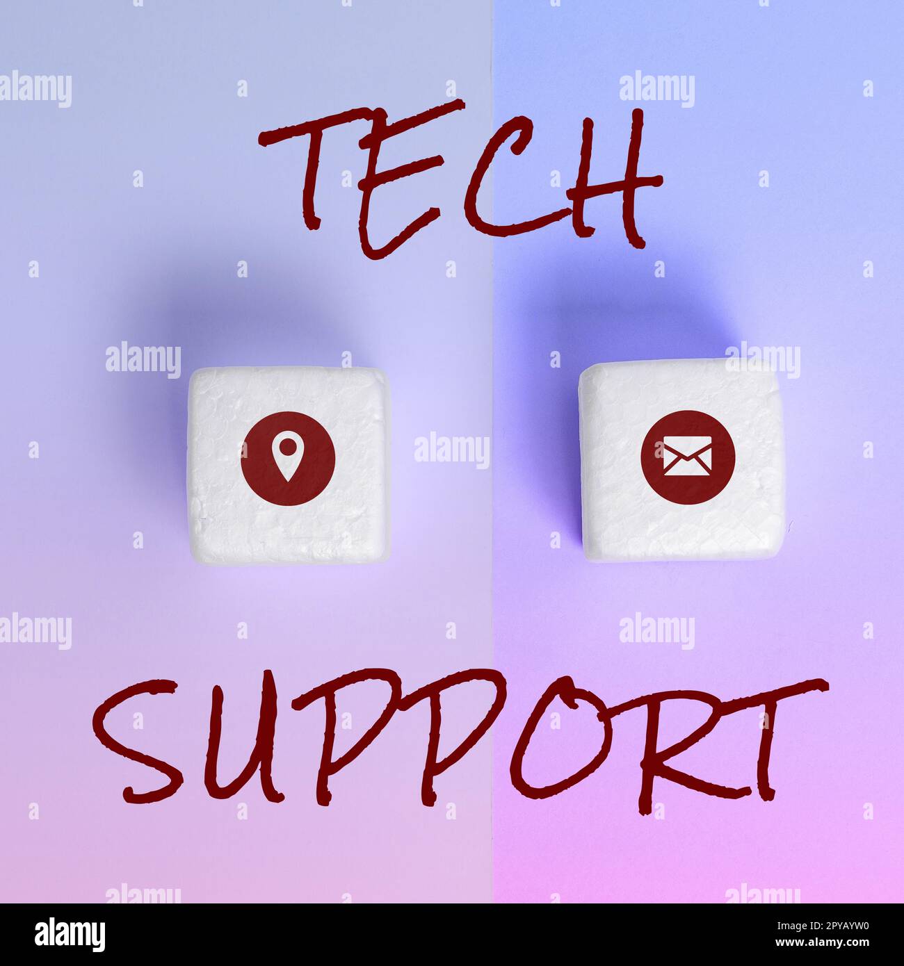 Sign displaying Tech Support. Business showcase Assisting individuals ...