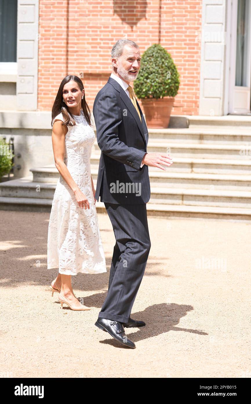 Madrid. Spain. 20230503, King Felipe VI of Spain, Queen Letizia of ...