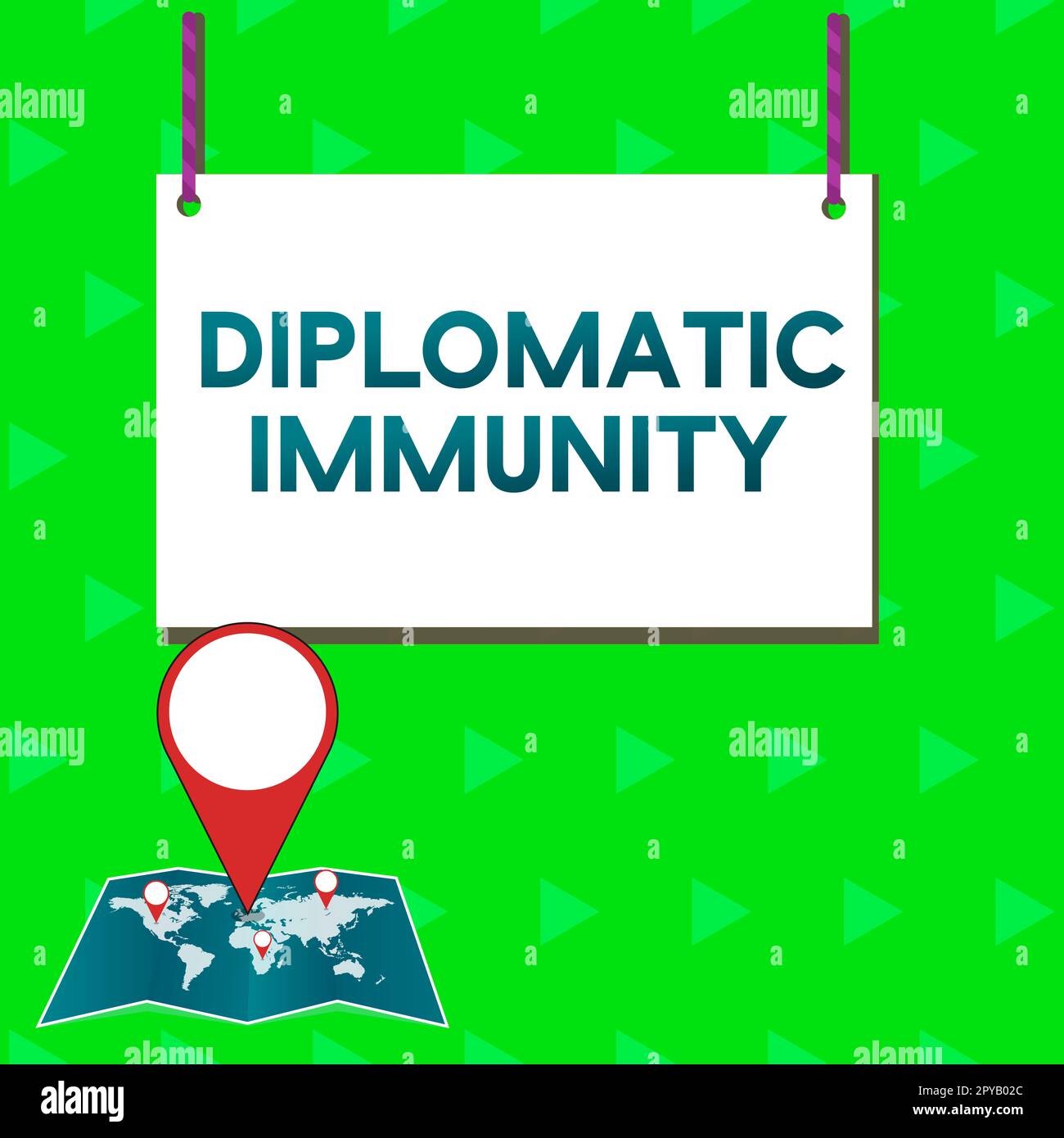 Writing displaying text Diplomatic Immunity. Business showcase law that ...