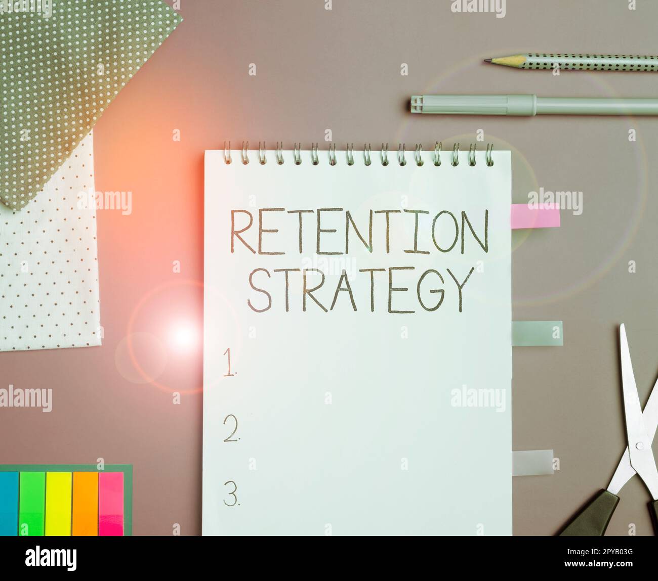 Hand writing sign Retention Strategy. Word Written on activities to ...