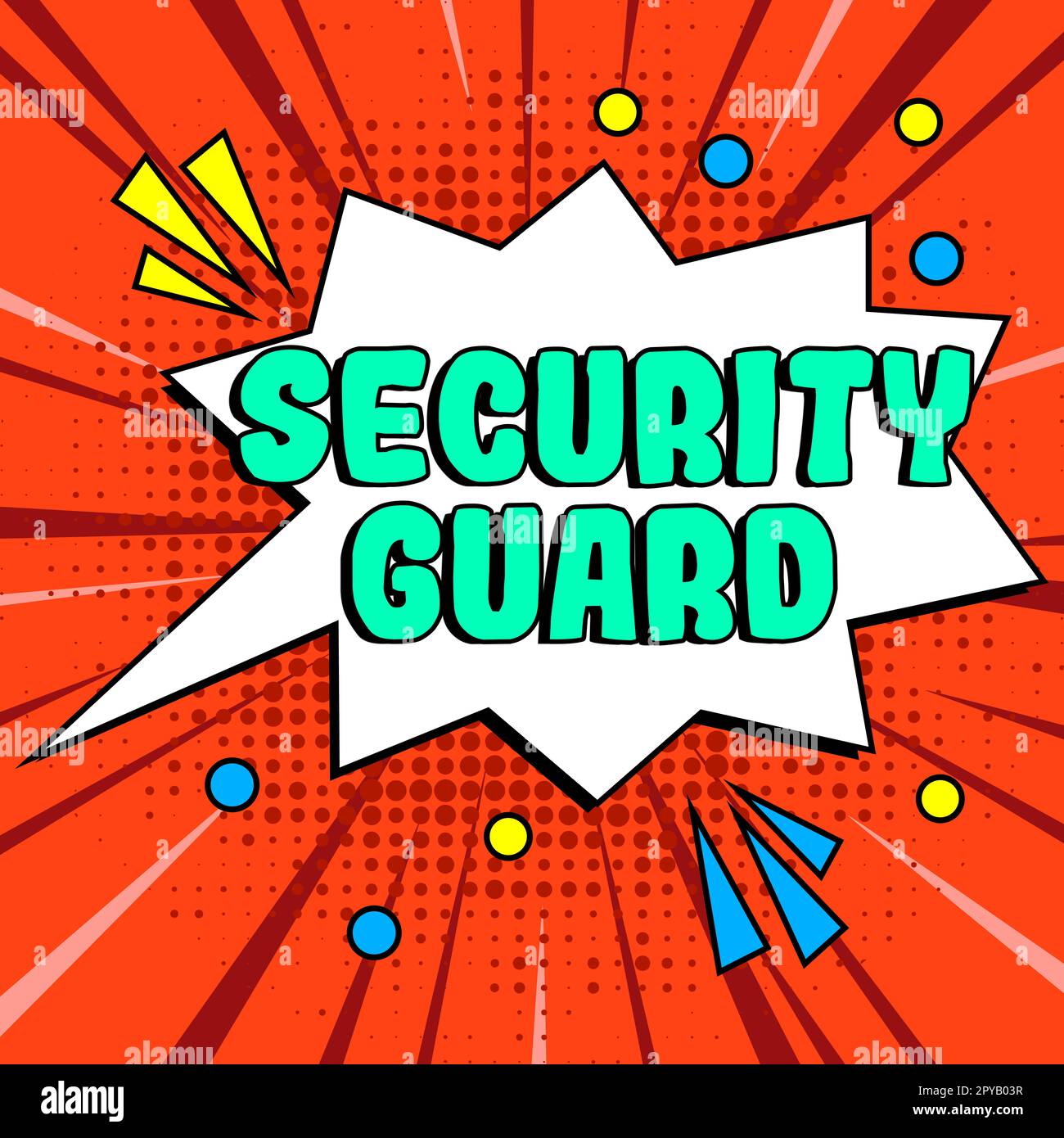 Conceptual Caption Security Guard Business Showcase Tools Used To Manage Multiple Security
